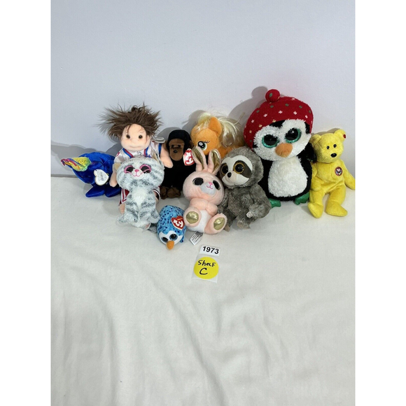 Ty | Toys | Set Of Plush Ty Beanie Babies Various Sizes 3 To 11 Inches ...